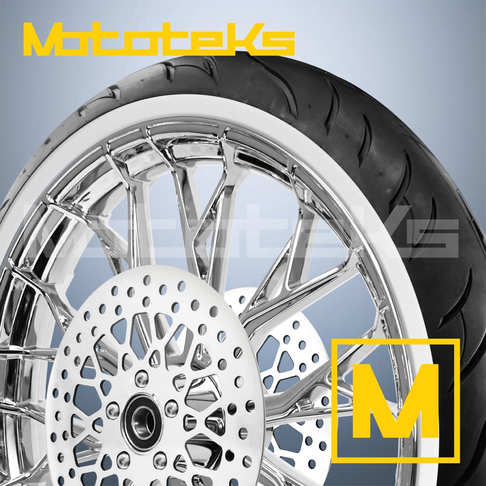 21" 21X3.5 RAIDER MAG WHEEL CHROME FOR HARLEY TOURING MODELS FRONT RIM ...