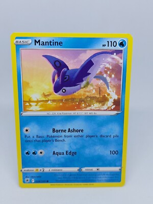 POKEMON CARD TCG MANTINE 034/189 NM/M ASTRAL RADIANCE SWORD & SHIELD | eBay