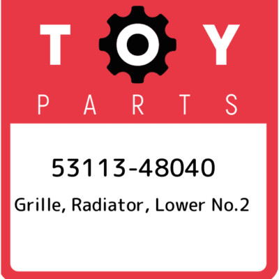 53113-48040 Toyota Grille, radiator, lower no.2 5311348040, New Genuine ...
