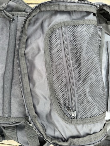 Black Backpack Tactical EDC Ruck Bugout With Pack Frame MOLLE | eBay