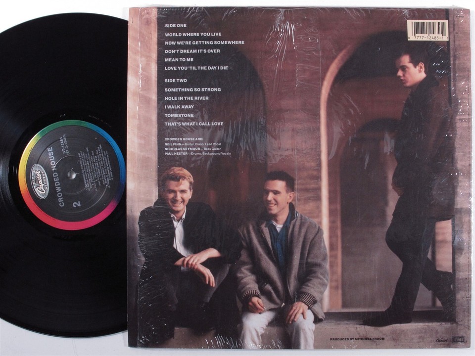 CROWDED HOUSE Self Titled CAPITOL ST-12485 LP VG++ SHRINK r | eBay