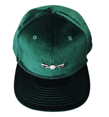 Street Level Clothing Golf Hat Cap Strapback Velour Forest Green ...