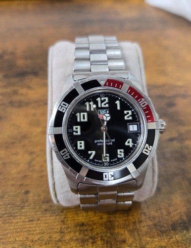 Vintage Midsize 34mm Tag Heuer Professional 2000 Series Coke Bezel ...