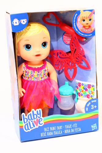 Baby Alive Face Paint Fairy Blonde Hair for Kids Ages 3&Up Includes Set ...