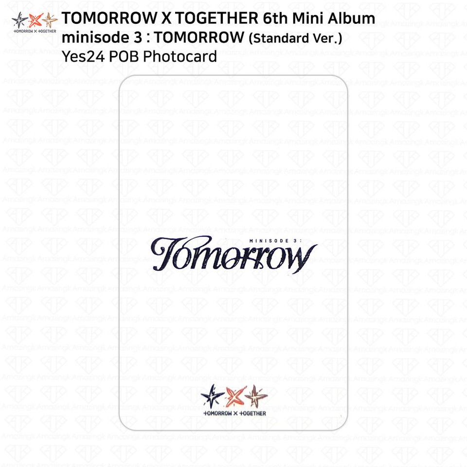 TXT 6th Mini Album Minisode 3:Tomorrow POB Photocard Complete Set KPOP ...