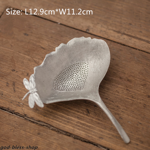 Pure Tin Filter Net Chinese Tea Set Accessories Tea Strainer Creative ...