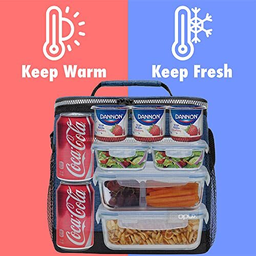 Extra Large Insulated Lunch Box Men Women Lunch Bag for Work Leakproof ...