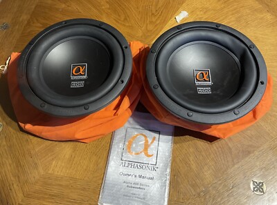 Alphasonik 10" Subwoofer 1200 Watts Max 4 Ohm Neuron 400 Series NSW410 ...