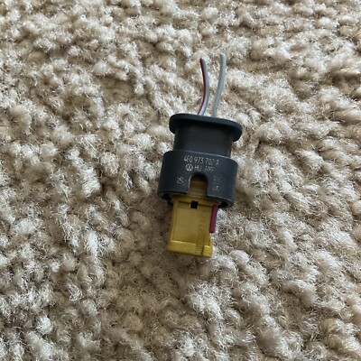 OEM 2 Pin Flat Connector Pigtail Plug For VW Volkswagen 4F0973702A | eBay