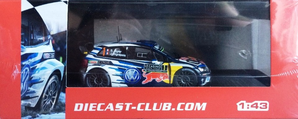 Rally Podium Set #25 Volkswagen Polo R WRC Model 01 Diecast Model (2016 ...