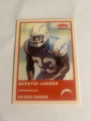2004 Fleer Tradition Quentin Jammer #257 San Diego Chargers Texas ...