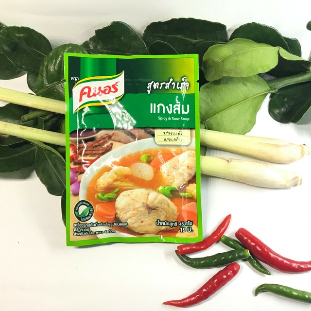 45 G Knorr Delicious Spicy & Sour Soup Powder Thai Food Complete Recipe ...