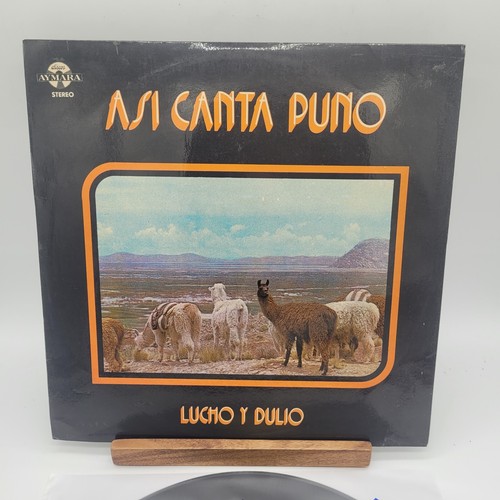 Lucho Y Dulio Asi Canta Puno Rare Peru Import ALBUM VINYL Latin LP 33⅓ ...