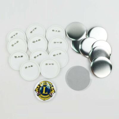 58mm Brand New Blank ABS Pin Badge Button Supplies for Badge Maker ...