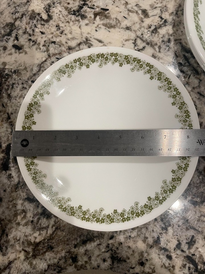 Vintage Corelle Spring Blossom Green (Crazy Daisy) Dinnerware Single ...