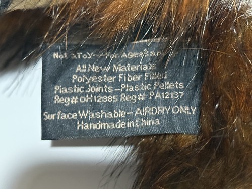 Realistic Red Fox 33” Plush Ditz Designs By The Hen House Inc w ...