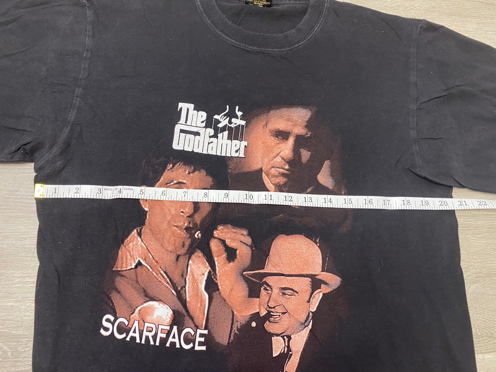 VTG Al Capone Scarface The Godfather Graphic T-Shirt … - Gem