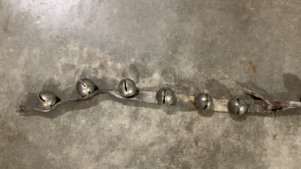 antique handmade quality leather strap brass sleigh bells belt set | eBay