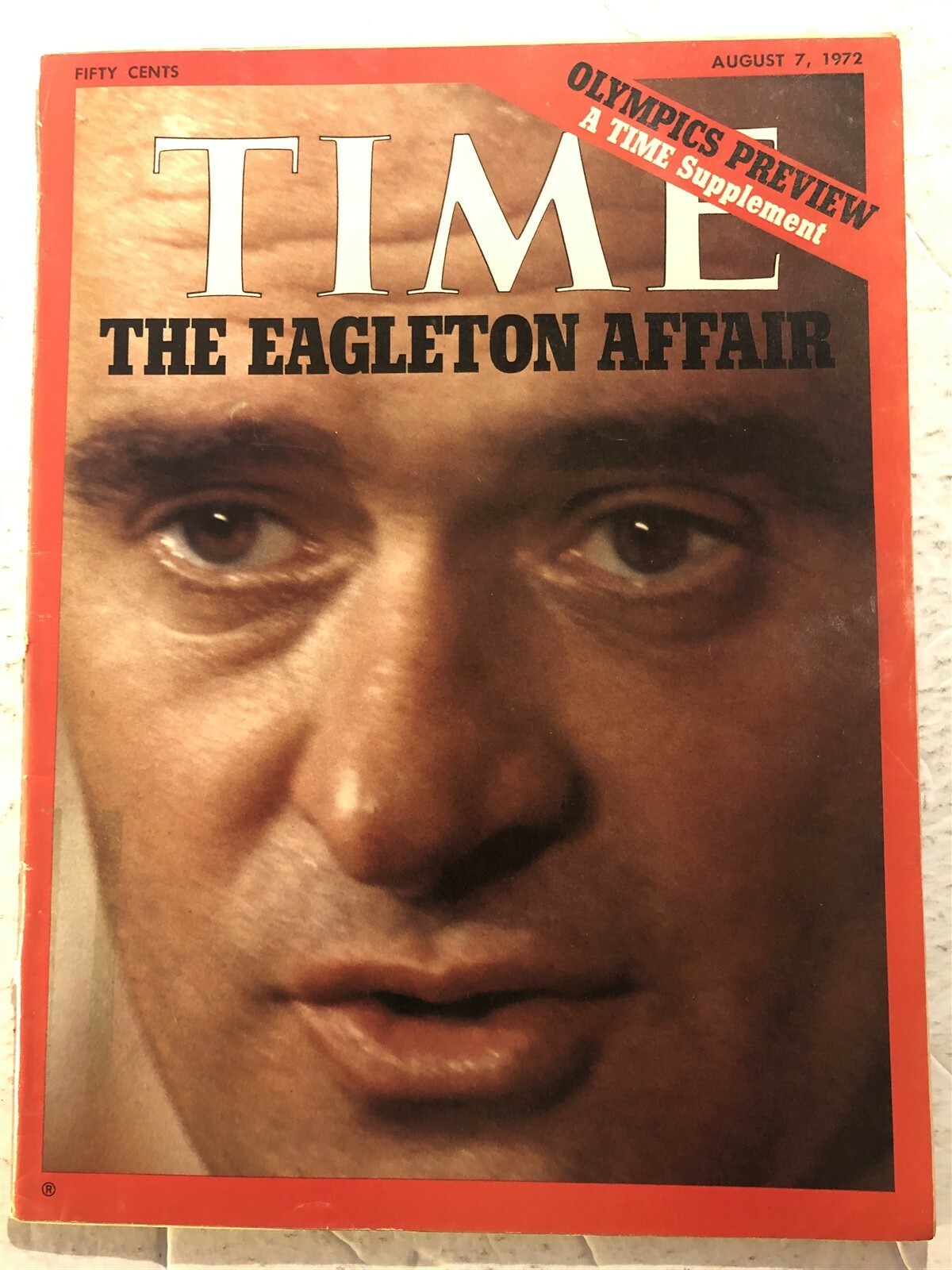1972 TIME Magazine TOM EAGLETON No Label McGOVERNS Vice President ...