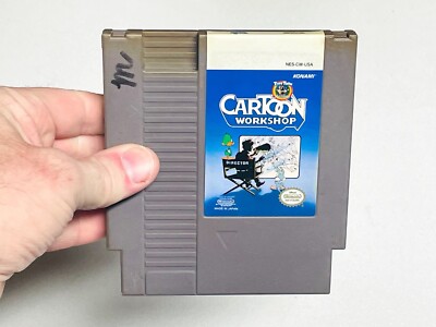 Cartoon Workshop - Authentic Nintendo NES Game - Tested & Works | eBay