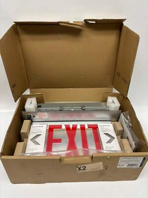 Lithonia Lighting EDGR 2 RMR EL M4 Recessed LED Edge-Lit Exit | eBay