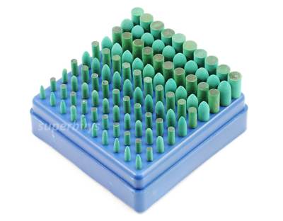 1, 5, 100pc 3mm Rubber Gem Stone Diamond Rotary Die Grinder Drill Bit ...