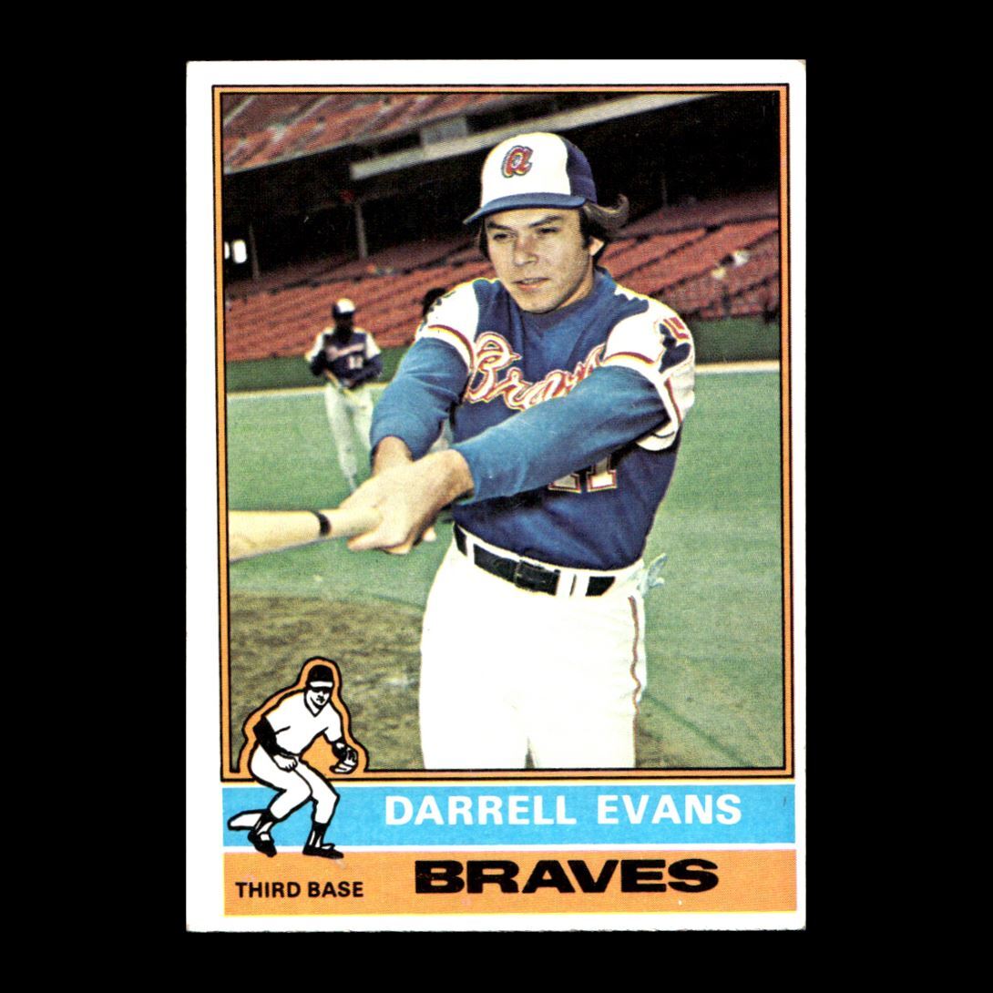 Darrell Evans 1976 Topps Atlanta Braves #81 Vintage GM! | eBay