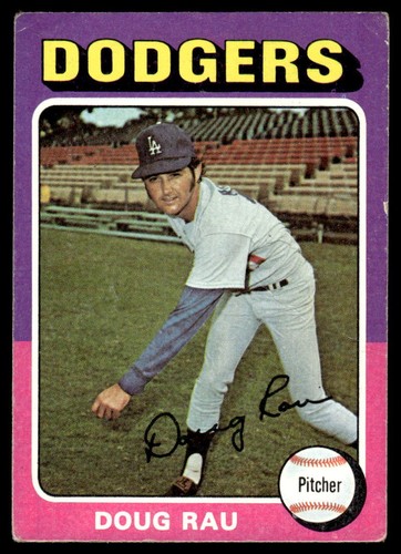1975 Topps Doug Rau #269 Los Angeles Dodgers Baseball Card | eBay