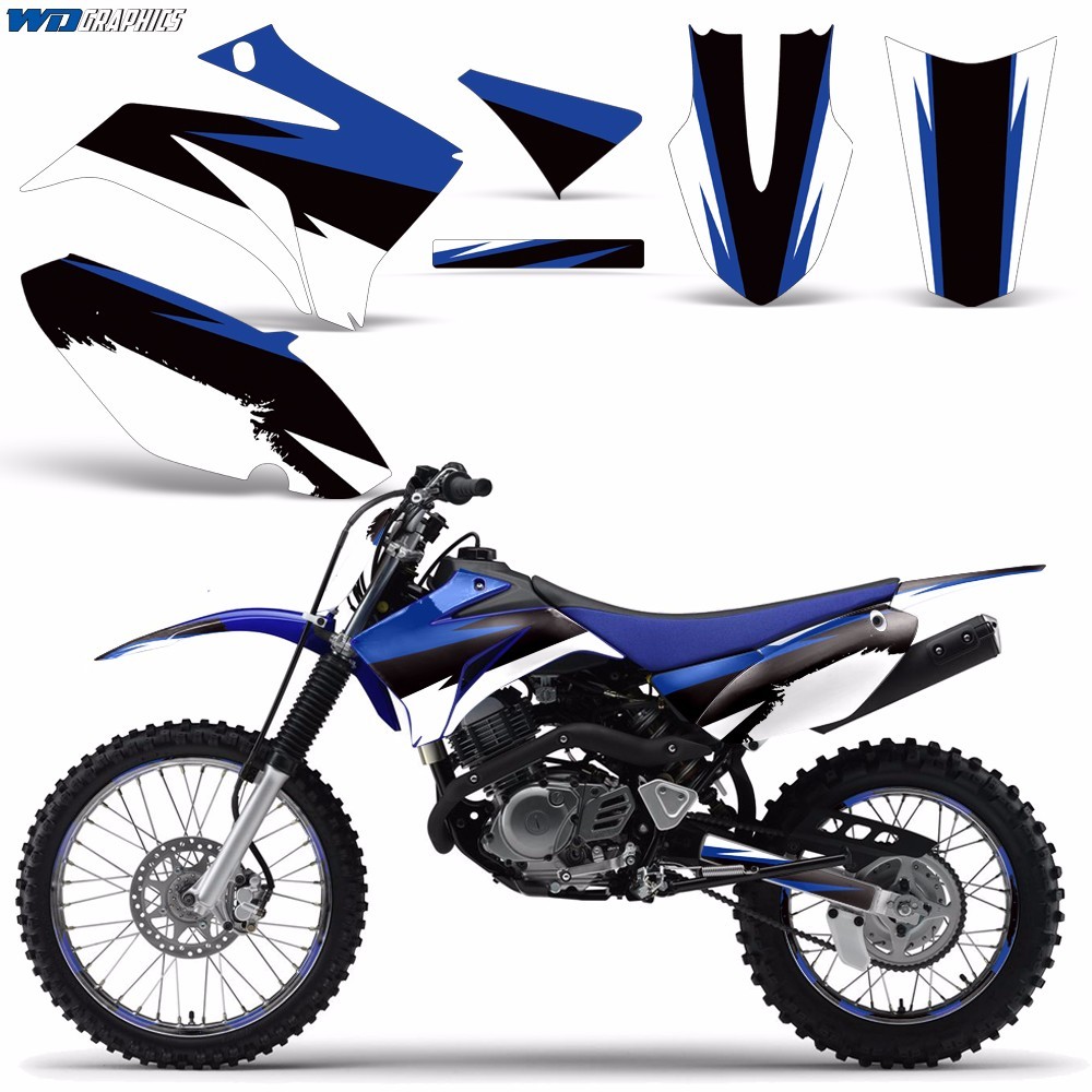Graphic Kit for Yamaha TTR125 TTR 125 Dirtbike Stickers MX Wrap Decals ...