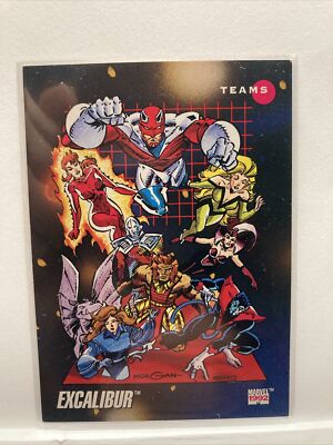Marvel Impel 1992 Excalibur Teams Trading Card 180 Series 3 | eBay