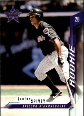 2001 Leaf Rookies and Stars #141 Junior Spivey RC Arizona Diamondbacks ...