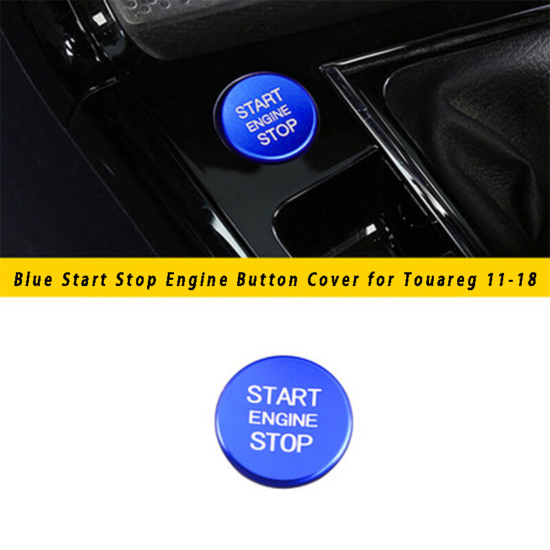 Car Start Stop Engine Button Cover Decoration Cap Sticker for VW ...