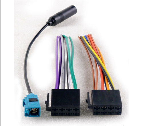 CAR RADIO STEREO CD PLAYER WIRING HARNESS for VW Radio Stereo Antenna ...