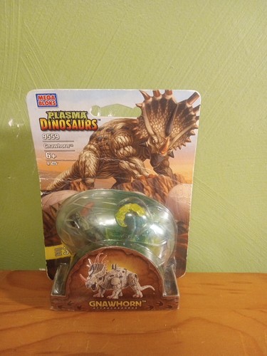 Mega Bloks 9559 Plasma Dinosaurs Gnawhorn Styracosaurus Carded Unopened ...