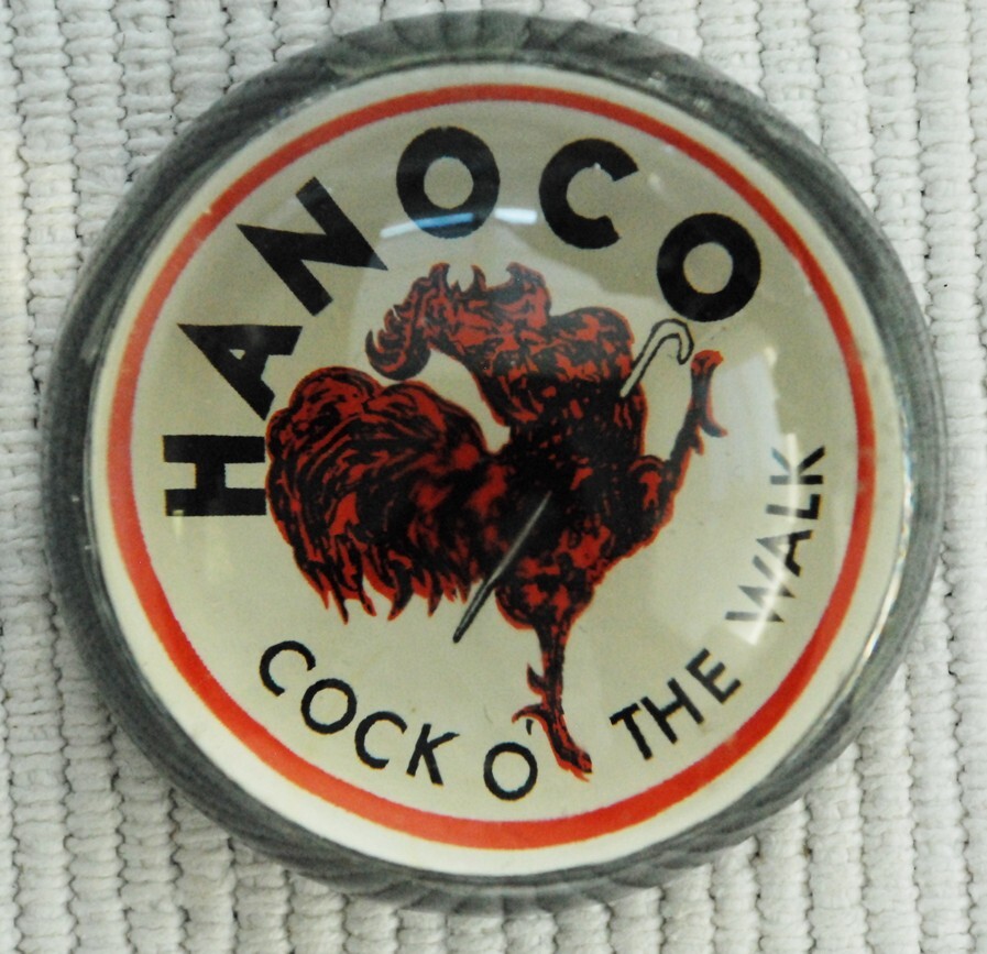 Hanoco Oil Co. 3" Heavy Glass Paperweight | eBay