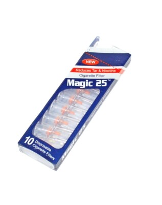 Magic25 1 Pack (10 Total Filters) Magic 25 Cigarette Filter Travel ...