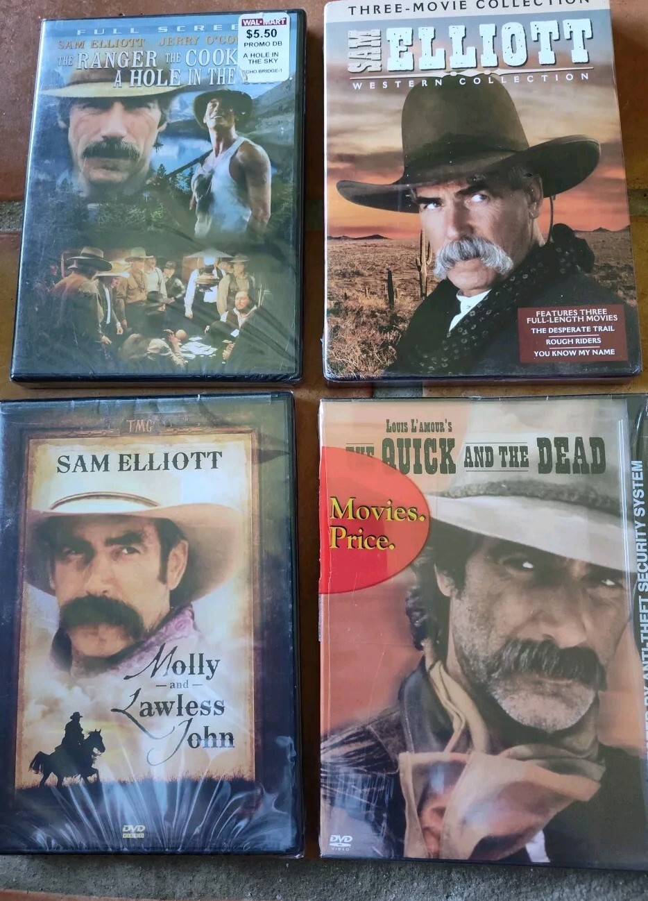 Sam Elliott DVD movies - Lot of 4 DVD’s 6 Movies All NEW SEALED | eBay