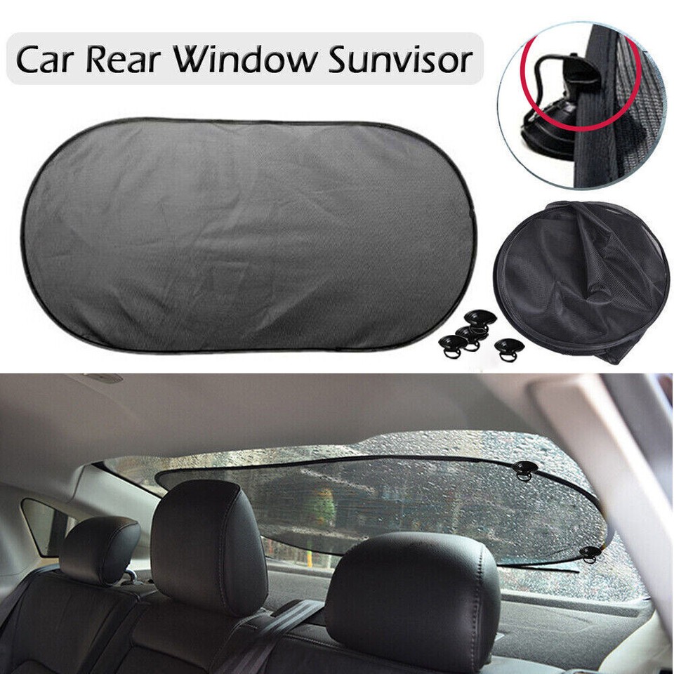 Car Rear Window Screen Mesh Sun Shade Cover Windshield Sunshade Visor ...