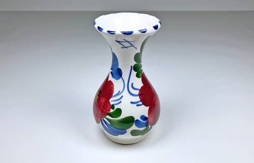 Original 1980s Ceramicas Oliver Spanish Made Hand Painted Floral Bud ...