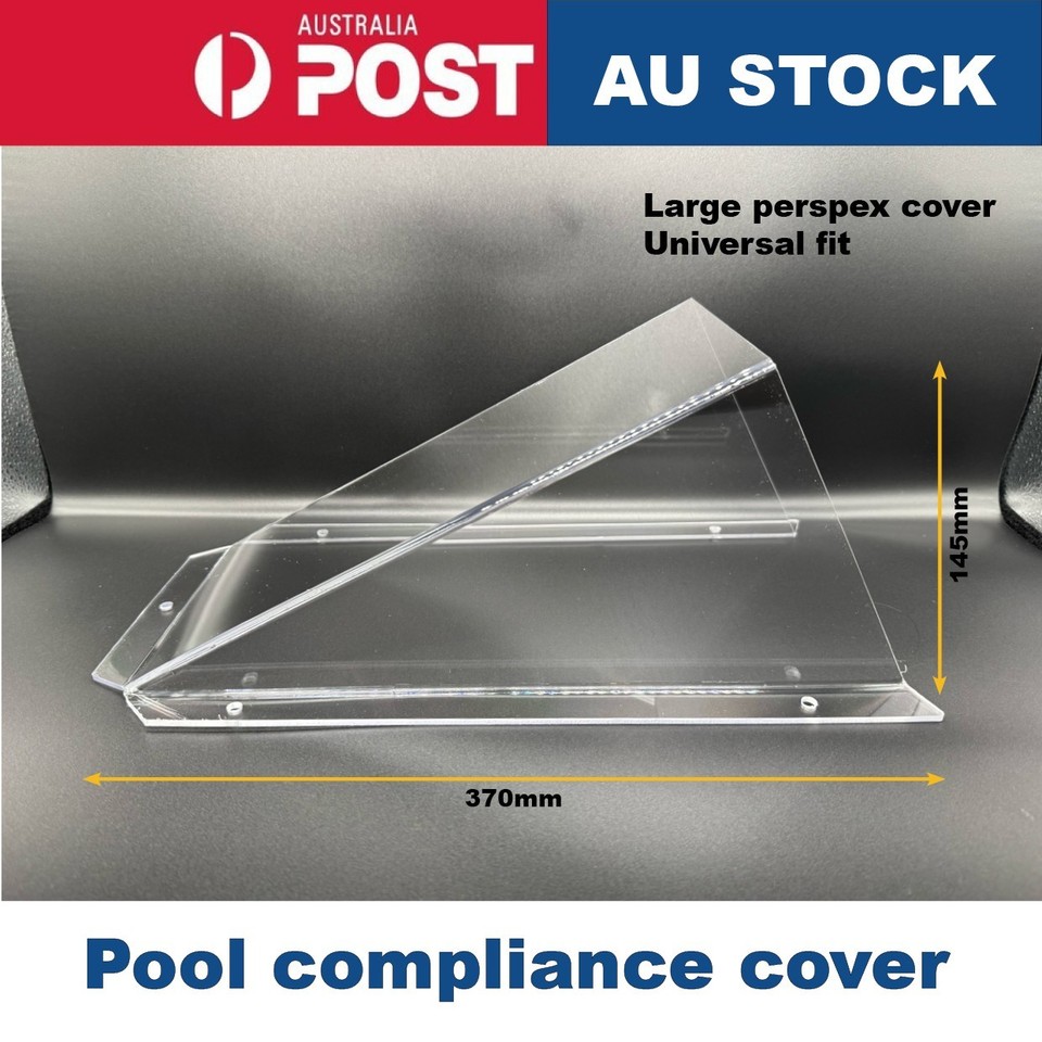 60 Degree Angle Perspex Power Point/Tap Cover Pool Compliance Large ...
