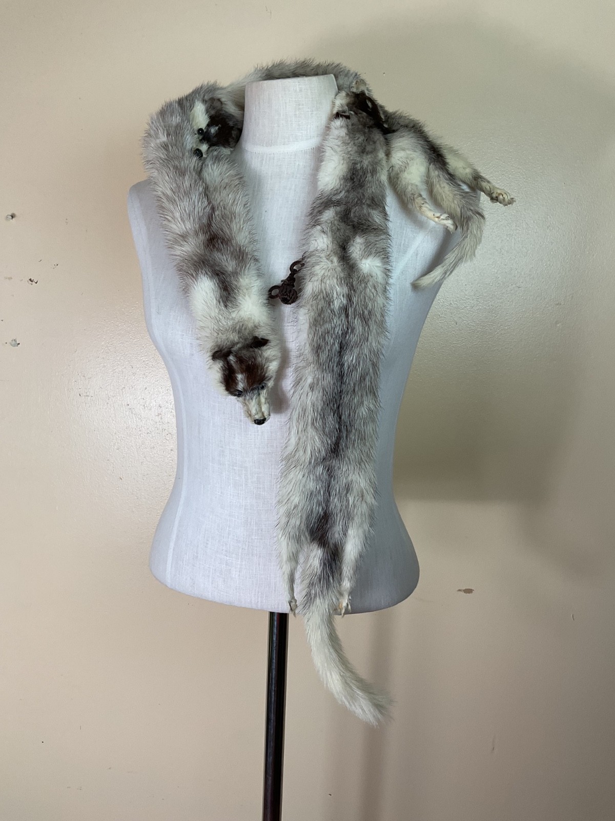Antique Victorian Full Body Mink Scarf 1930s AUTH Cl… - Gem
