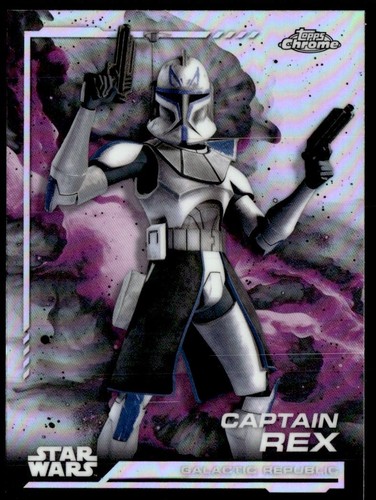 CAPTAIN REX 2024 TOPPS CHROME STAR WARS REFRACTOR GALACTIC REPUBLIC #137 | eBay