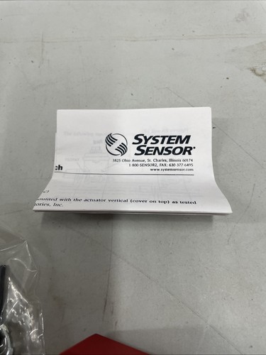 System Sensor PIBV2 Post Indicator Valve Supervisory Switch | eBay