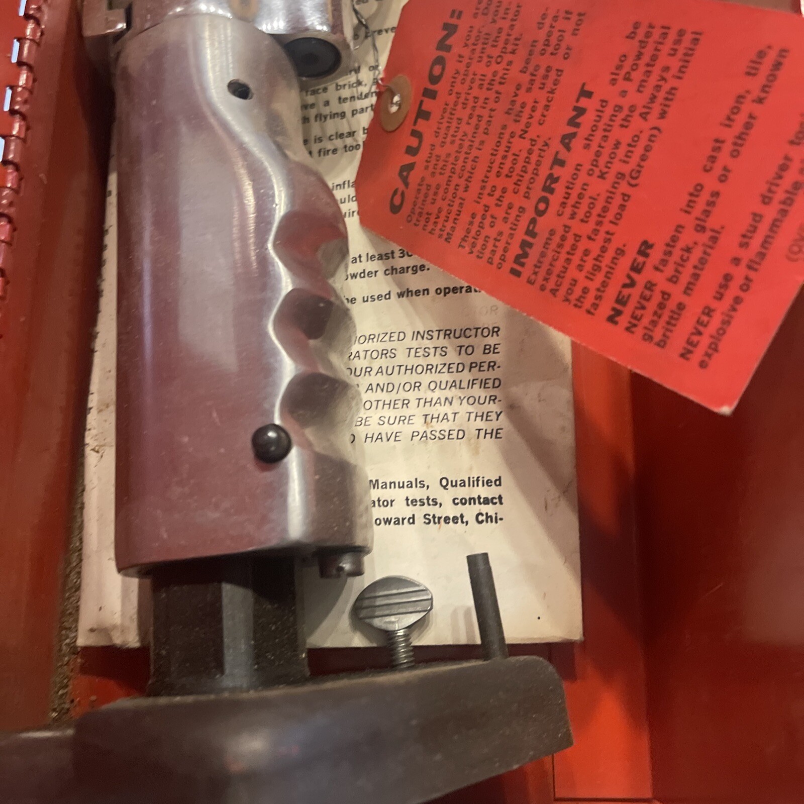 Dayton 4X722 Powder-Actuated High-Velocity Stud Driver in very good ...