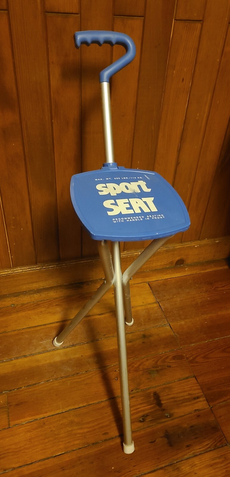 Pre-Owned Classic Portable Lightweight Blue Folding Golf Seat Max ...