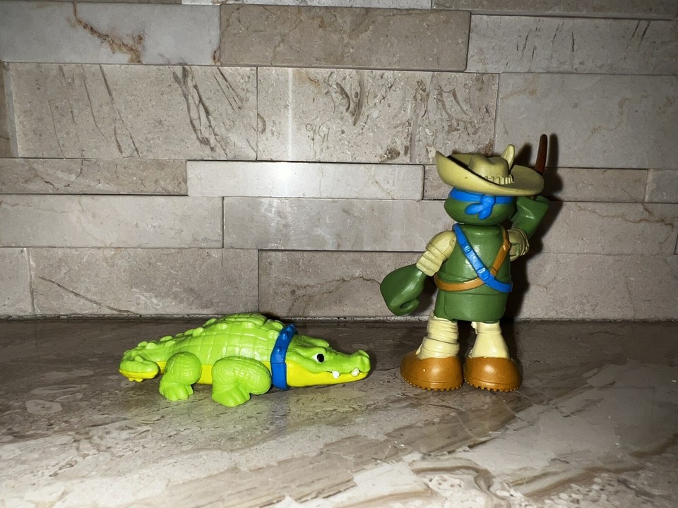 Teenage Mutant Ninja Turtles Half-Shell Heroes Leo & Crocodile Figures ...