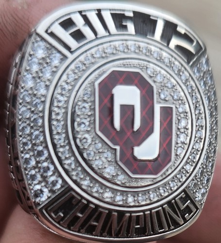 2020 OKLAHOMA SOONERS BIG 12 CHAMPIONS CHAMPIONSHIP PLAYERS RING ...