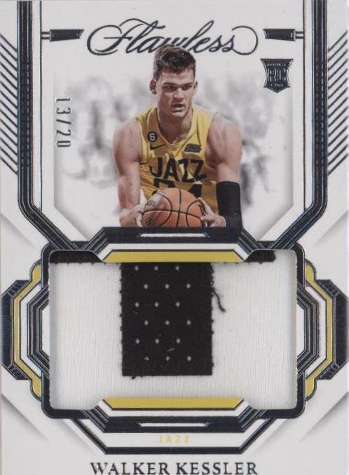 2022-23 Panini Flawless - Patches Walker Kessler #PAT-KES /20 (MEM, RC ...