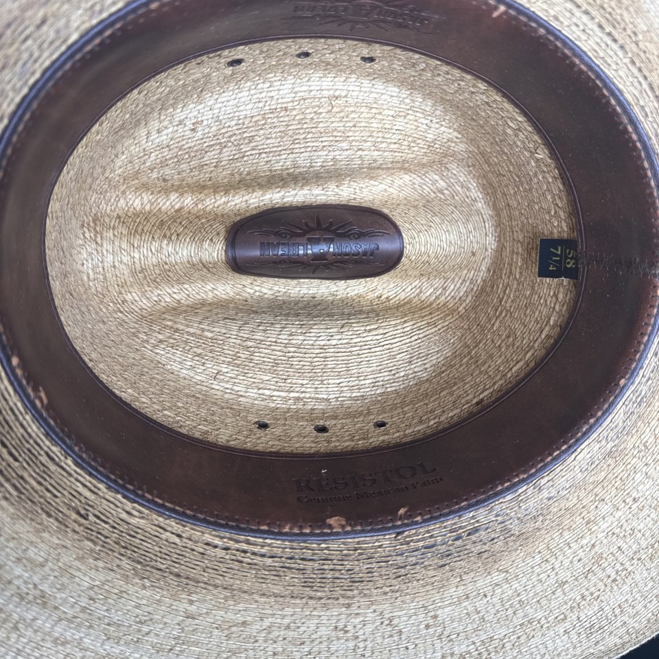 Resistol Jason Aldean Palm Leaf Cowboy Hat - Amarillo Sky | eBay