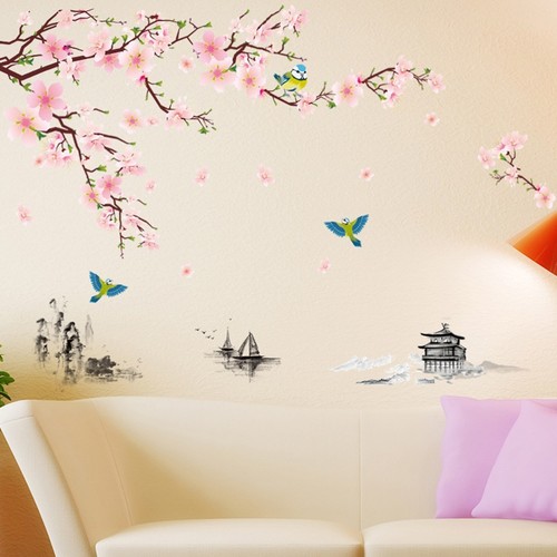 High Quality Wall Stickers PVC Waterproof 150*240cm Art Large Removable ...